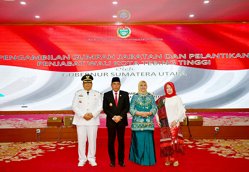 Edy Rahmayadi Lantik Syarmadani jadi Pj Walikota Tebingtinggi *Ingatkan Soal Kebijakan ...