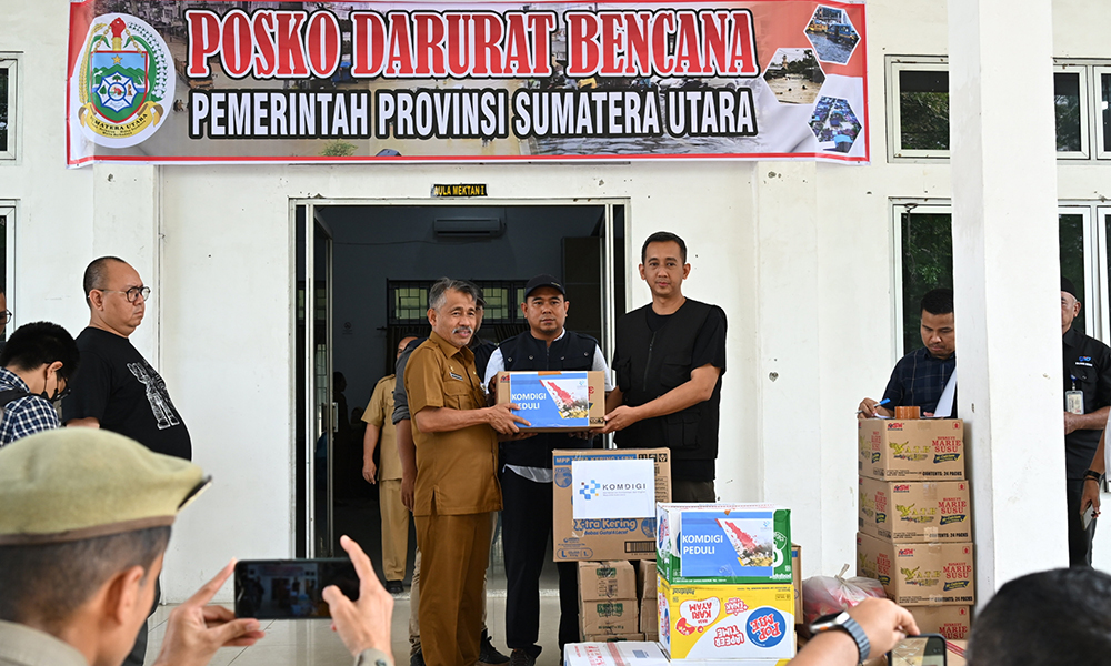 Posko Darurat Bencana Pemprov Sumut Terima Bantuan Logistik hingga ...